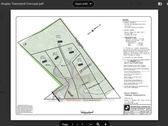 Brookline St, Townsend, Plot For Sale