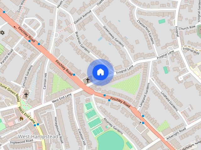 Bracknell Gate, Frognal Lane, Hampstead, London NW3