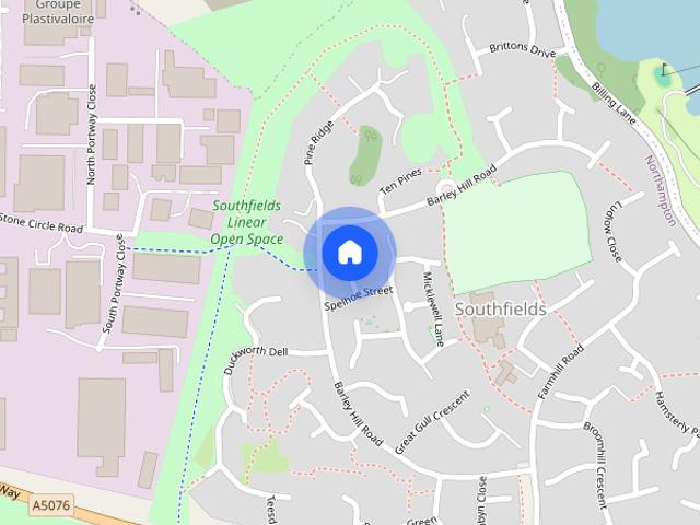 Brackenfield Square, Southfields, Northampton, NN3