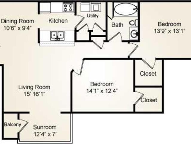Bradford Place Apartment Homes 2 Bedroom Apartment for Rent at 115 Tom Chapman Blvd, Warner Robins, GA 31088
