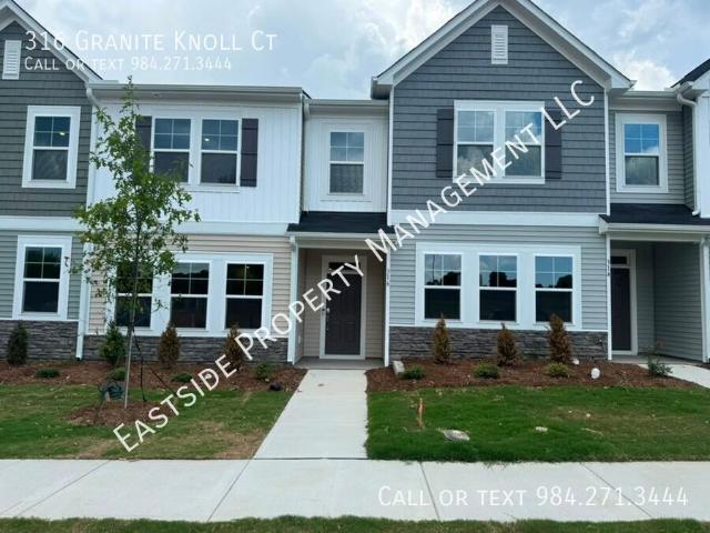 Brand new, beautifully designed townhouse 3 bed 2.5 bath, rear car garage in the vibrant and fast growing Wake Forest community a perfect blend of style, comfort, and modern living