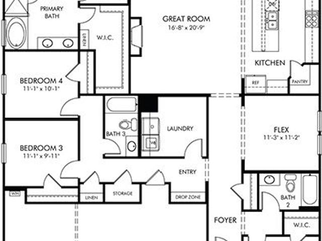 Brand New Home in Braselton, GA. 4 Bed, 3 Bath
