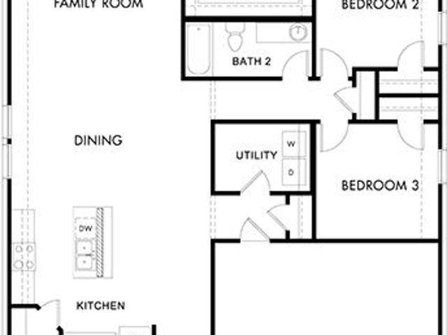 Brand New Home in Fort Worth, TX. 3 Bed, 2 Bath