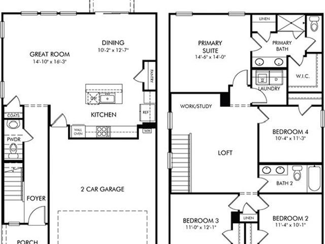 Brand New Home in Garner, NC. 4 Bed, 2 Bath