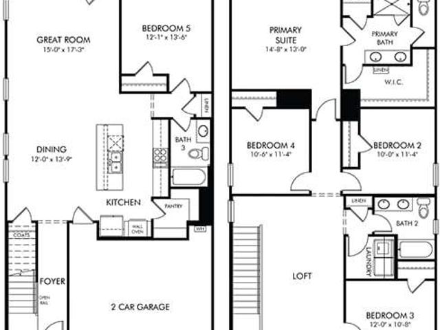 Brand New Home in Lawrenceville, GA. 5 Bed, 3 Bath