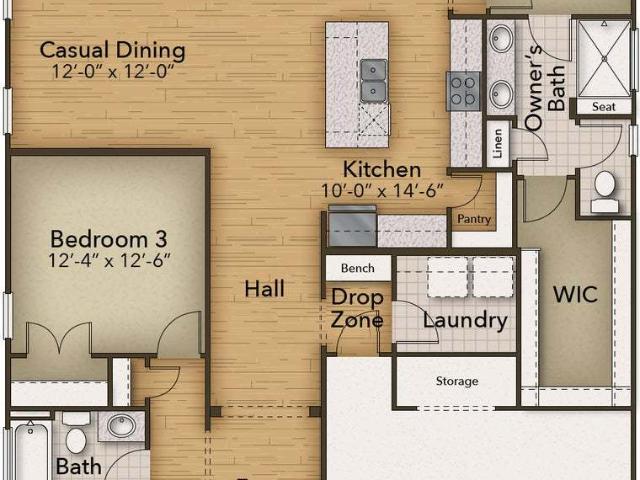 Brand New Home in Leland, NC. 3 Bed, 2 Bath