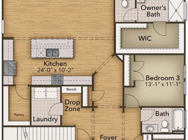Brand New Home in Leland, NC. 4 Bed, 3 Bath