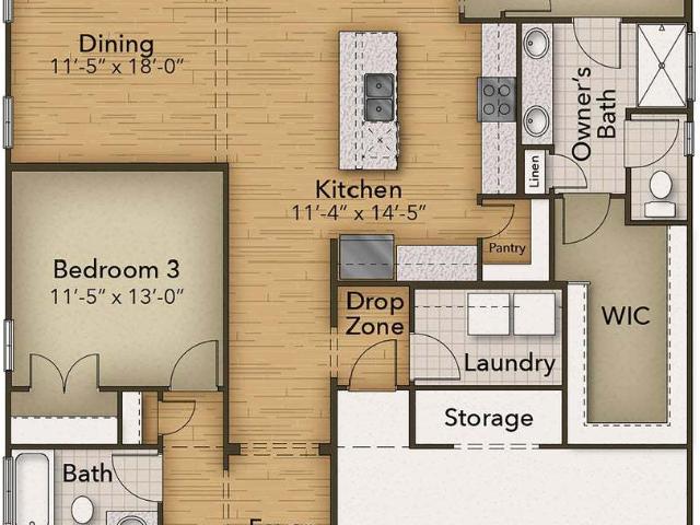 Brand New Home in Myrtle Beach, SC. 3 Bed, 2 Bath