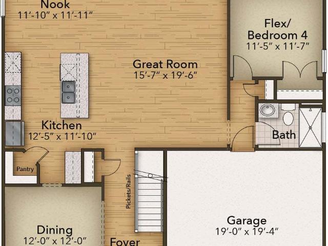 Brand New Home in Suffolk, VA. 4 Bed, 3 Bath