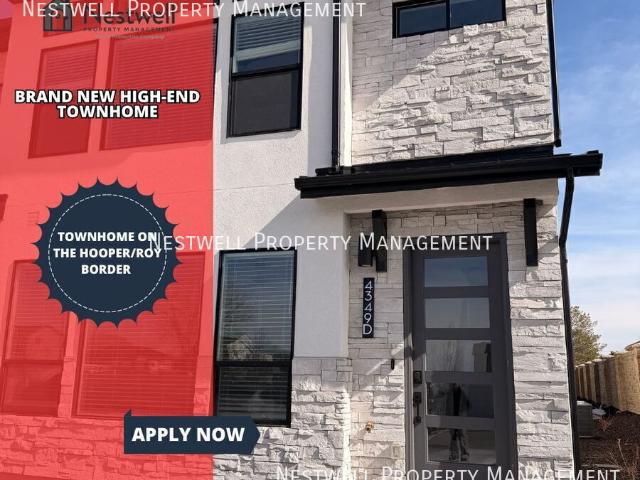 Brand New High end Townhome on the Hooper/Roy Border with Premium Upgrades. *Promo! 500$ discount first month´s rent