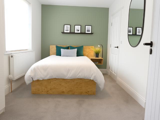 Brand New, High Quality Ensuite Double Rooms for Professionals – Ideal Location Between Bournemouth & Poole Room 1