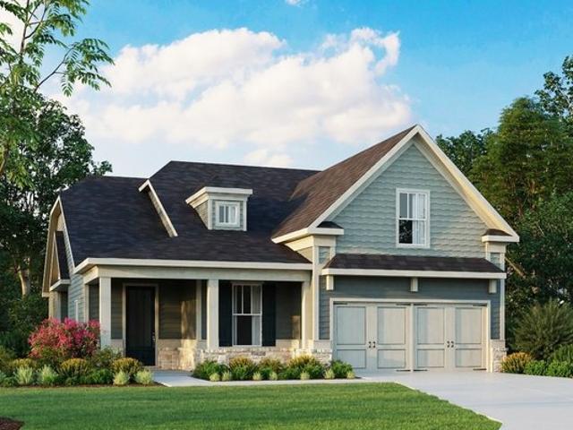 Braselton Plan Heritage Pointe at The Georgian Ranch Homes Community