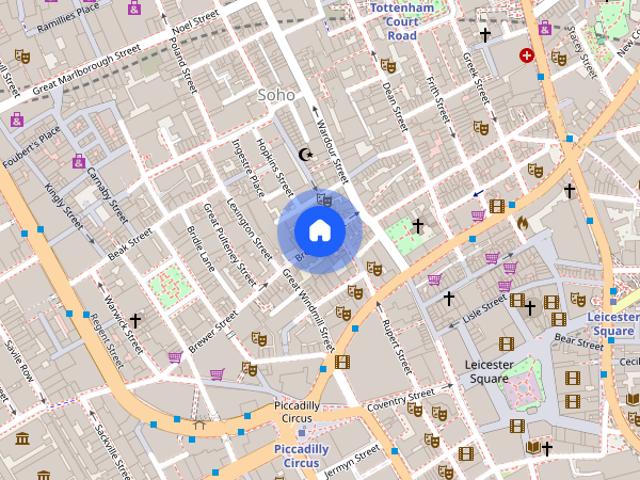 Brewer Street, Soho, W1F