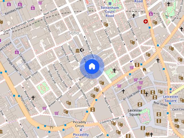 Brewer Street, Soho, W1F