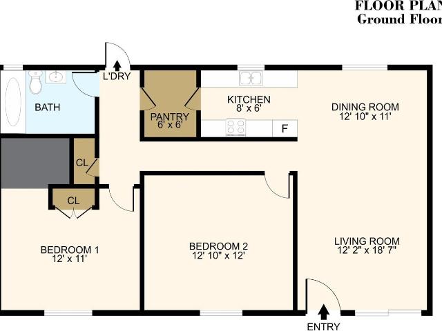 Brittain Park 2 Bedroom Apartment for Rent at 1469 Alphada Ave, Akron, OH 44310 Chapel Hill