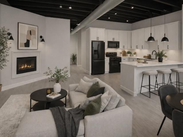 Brick Row 1 Bedroom Apartment for Rent at 613 E Michigan Ave, Lansing, MI 48912 The Stadium District