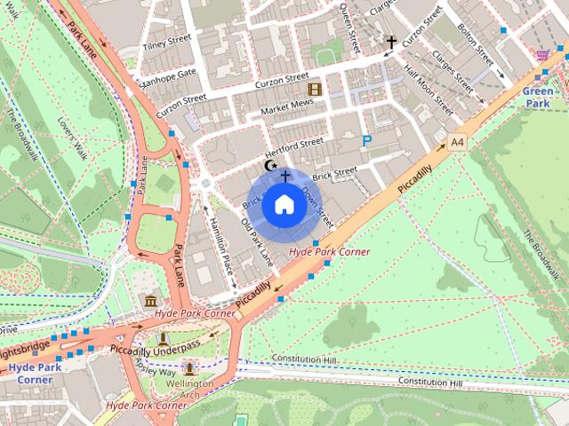 Brick Street, Park Towers, W1J
