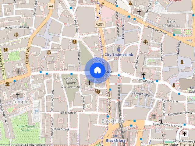 Bride Lane, Fleet Street, City of London