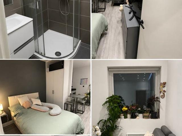 Bright Studio Flat for Rent – Short Stay with Poss