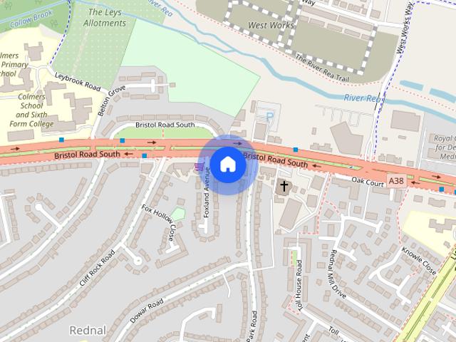 Bristol Road South, Rednal