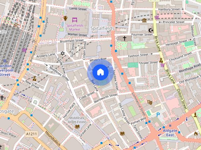 Brune Street, Spitalfields, London, E1