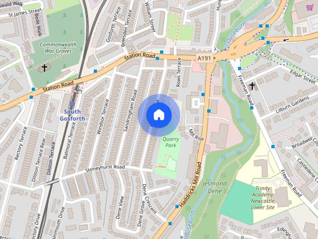 Brunskill House Flat 1, Rear Of 5 7 Audley Road, South Gosforth, Newcastle Upon Tyne, NE3