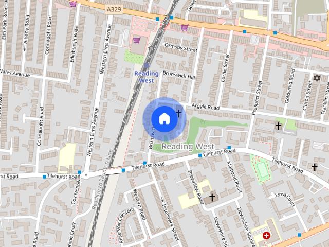 Brunswick Hill, Reading, Berkshire, RG1