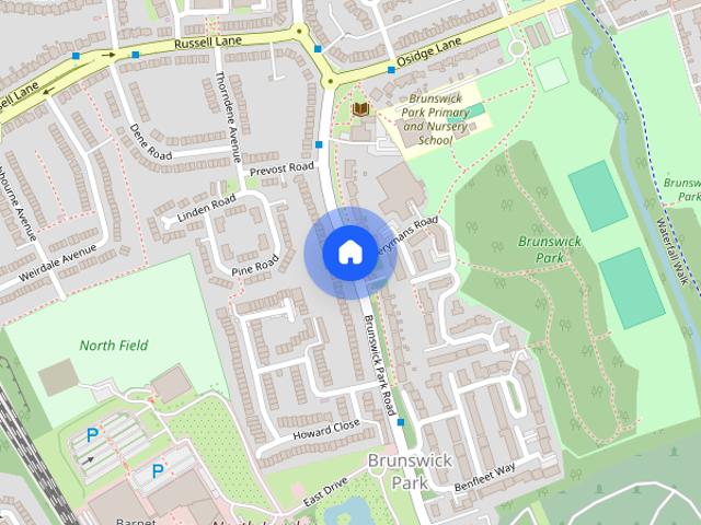 Brunswick Park Road, Brunswick Park, London, N11