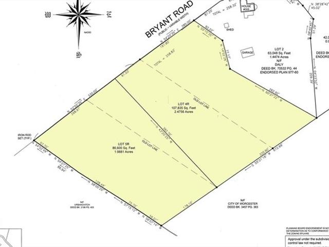 Bryant Rd Lots 4R & 5R, Holden, MA 01522