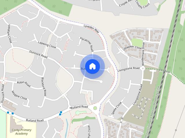 Bunting Road, Corby