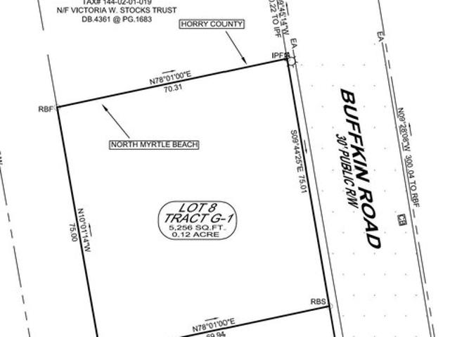 Buffkin Rd Lot 8, North Myrtle Beach, SC 29582