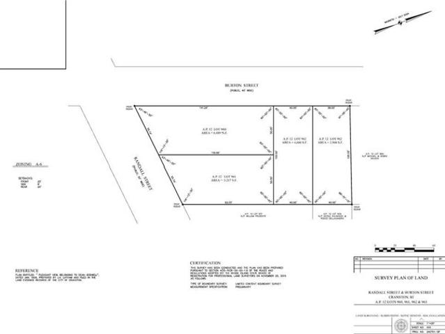 Burton St, Cranston, Plot For Sale