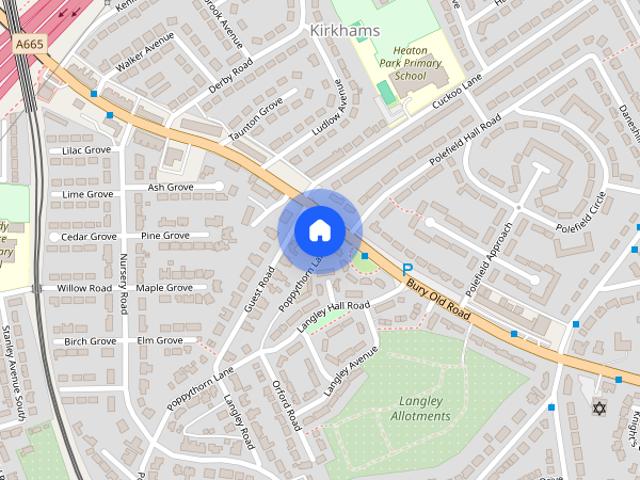 Bury Old Road, Prestwich, Manchester, Greater Manchester, M25