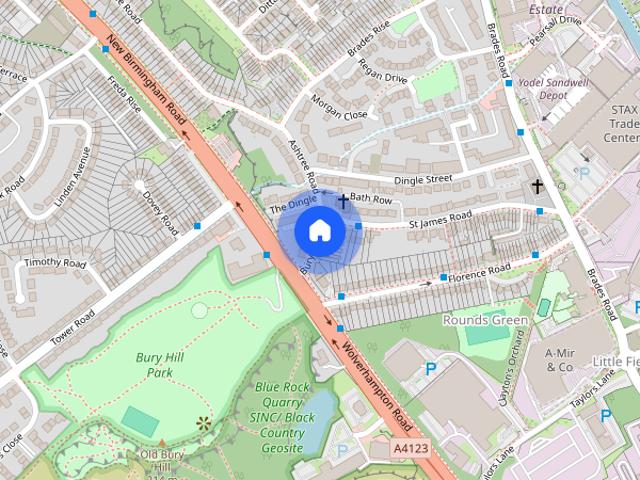Bury Hill Road, Oldbury, B69