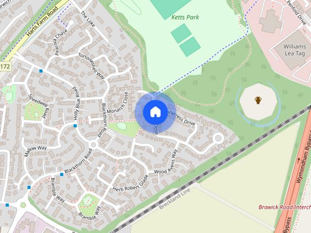Burdock Close, The Meadows, Wymondham