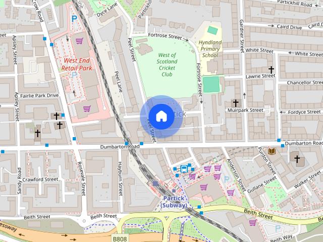 Burgh hall Street flat 6 at 13 Glasgow, G11