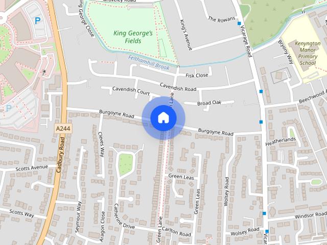 Burgoyne Road, Sunbury on Thames, Surrey, TW16