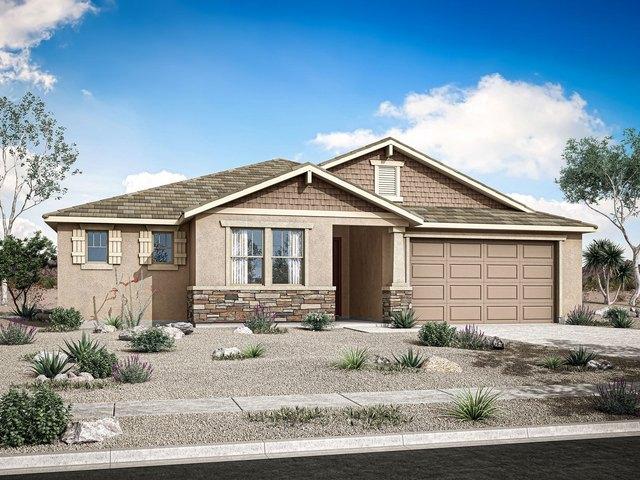 Burgundy Plan White Tank Vistas Community
