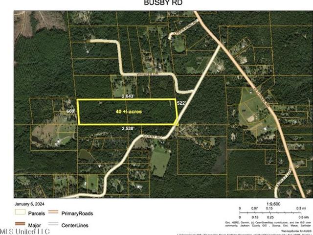 Busby Rd, Vancleave, MS 39565