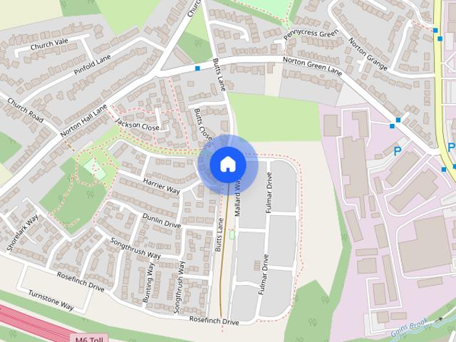 Butts Lane, Norton Canes, WS11