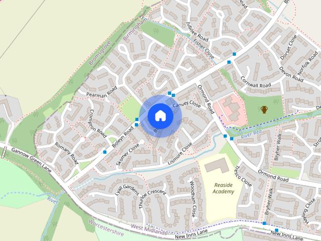 Bute Close, Rubery, Birmingham, B45