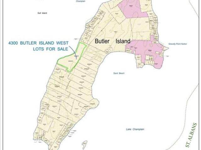 Butler Is W Lot,north Hero, Plot For Sale