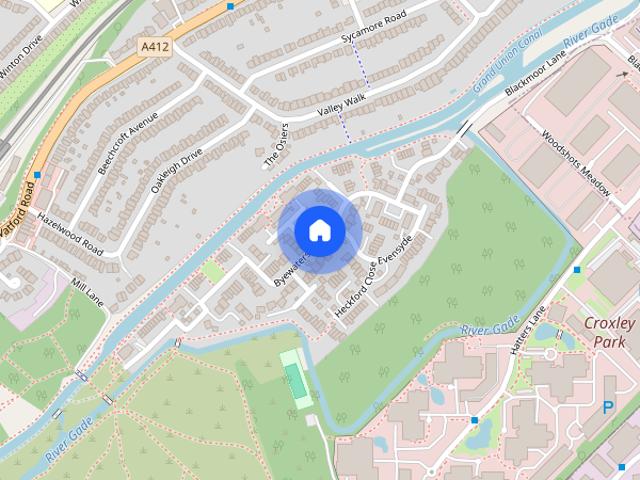 Byewaters. WD18, Watford, Croxley Green, WD18
