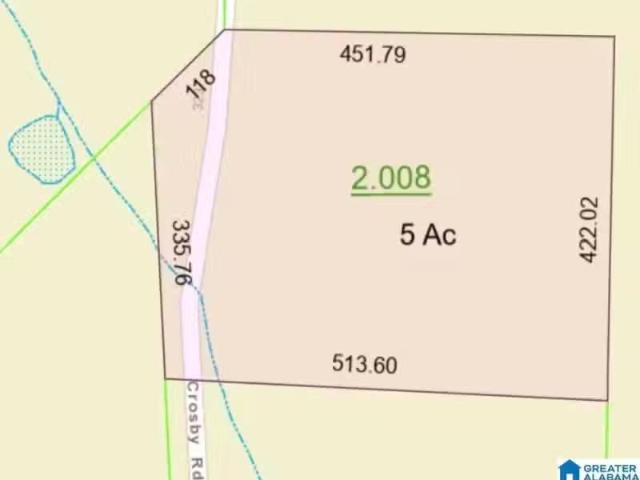 c ROSBY ROAD, ALTOONA, AL 35952 Vacant Land For Sale MLS# 214.