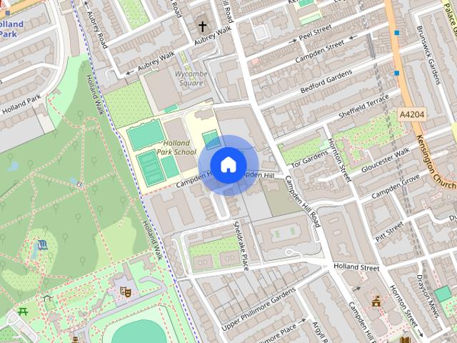 Campden Hill Gardens, Campden Hill, W8