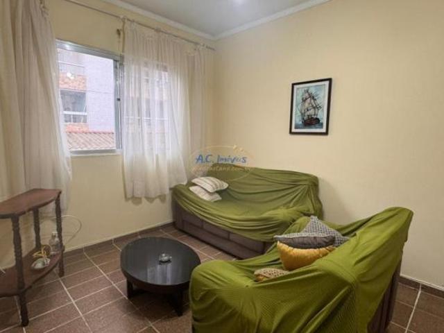 Canto do Forte Apto 2 dorms, Mobiliado, 400 mts da praia 400 mil