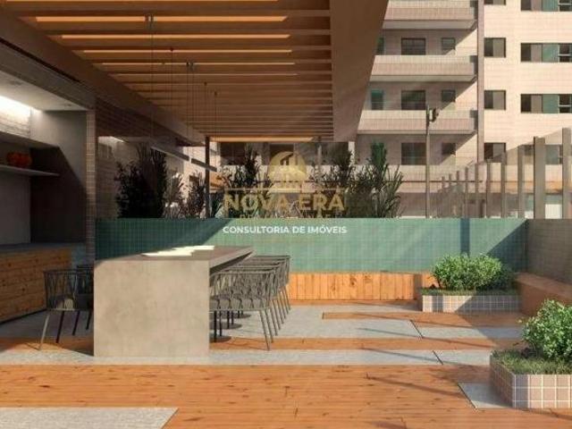 CANTO DO FORTE, Entrada parcelada em 3x 53mil, 2 dorm, 2 Suítes, Varanda Gourmet