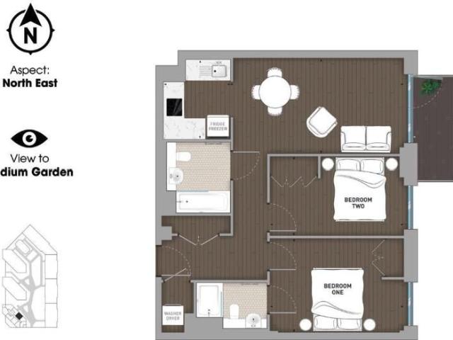 Canada Gardens, 2 Engineers Way, London HA9, 2 bed flat to rent, £2,450 pcm | PrimeLocation