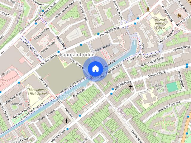 Canal Walk Edinburgh EH3