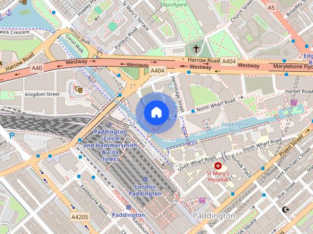 Canalside Walk, Paddington, W2